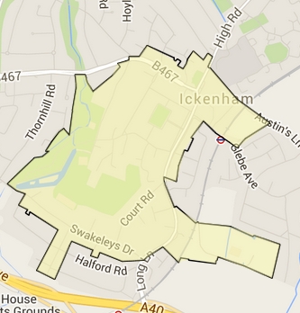 Conservation area map | Ickenham Residents' Association