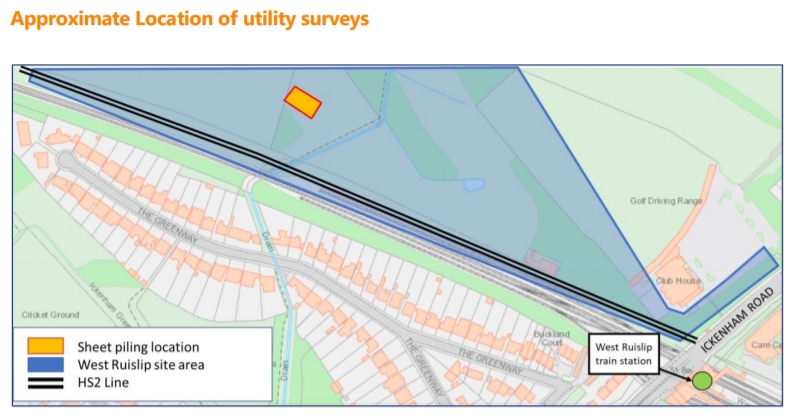 Sheet piling works 19 October for 3 weeks | Ickenham Residents' Association