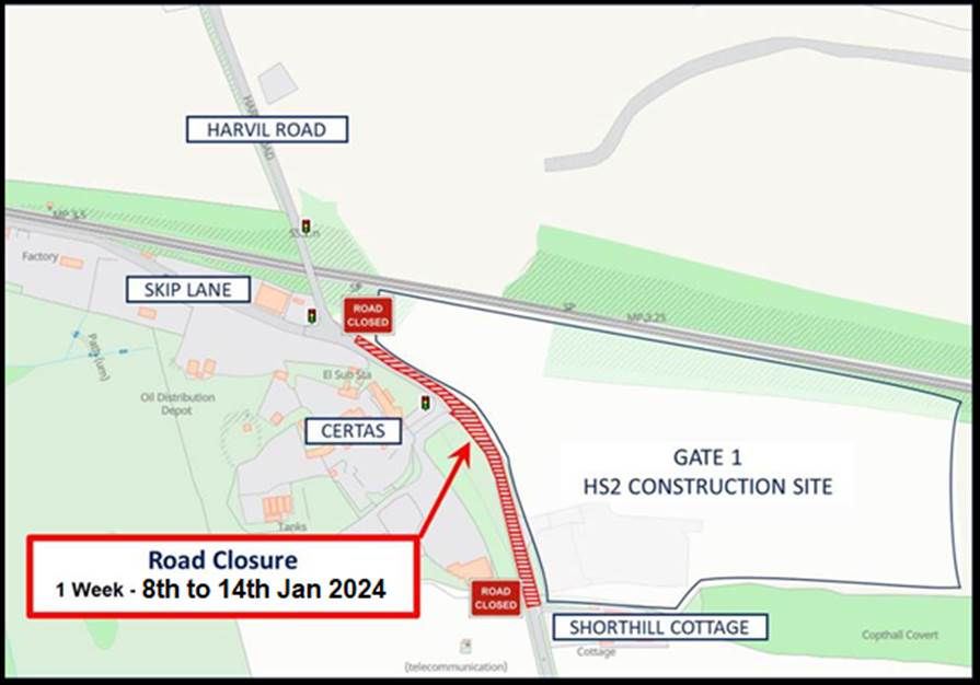 Harvil Road closure reminder | Ickenham Residents' Association