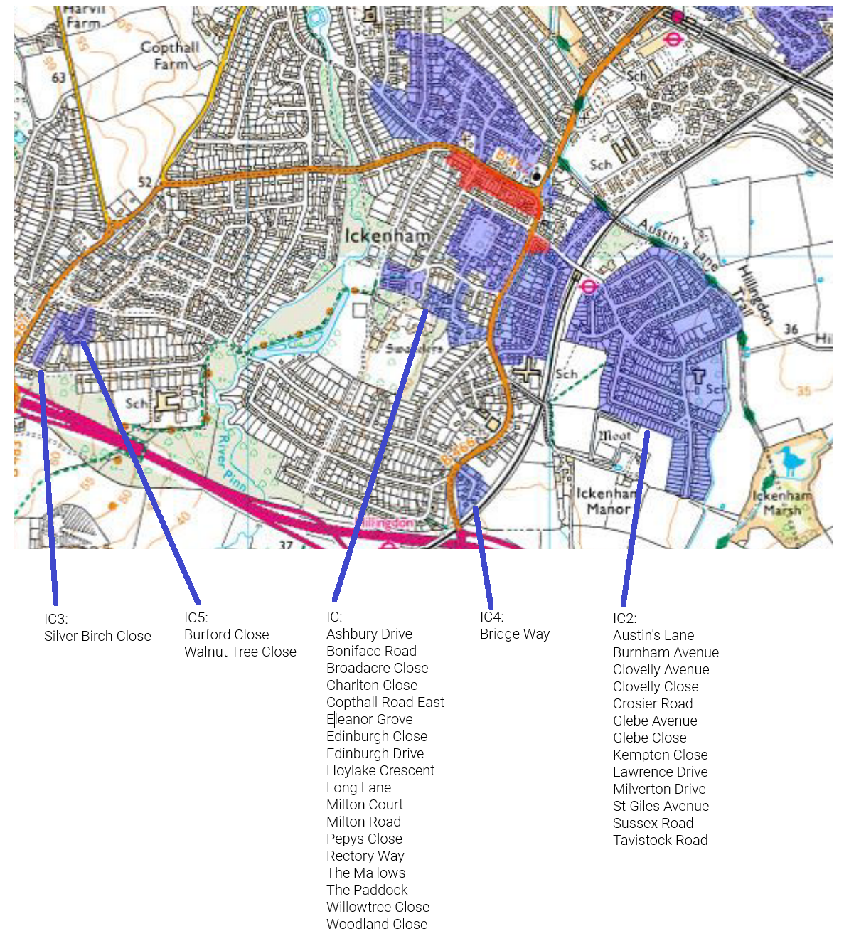 Permit parking zones/roads | Ickenham Residents' Association